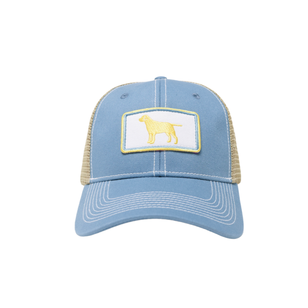 Yellow Lab Trucker Hat Slate – Southern Hooker