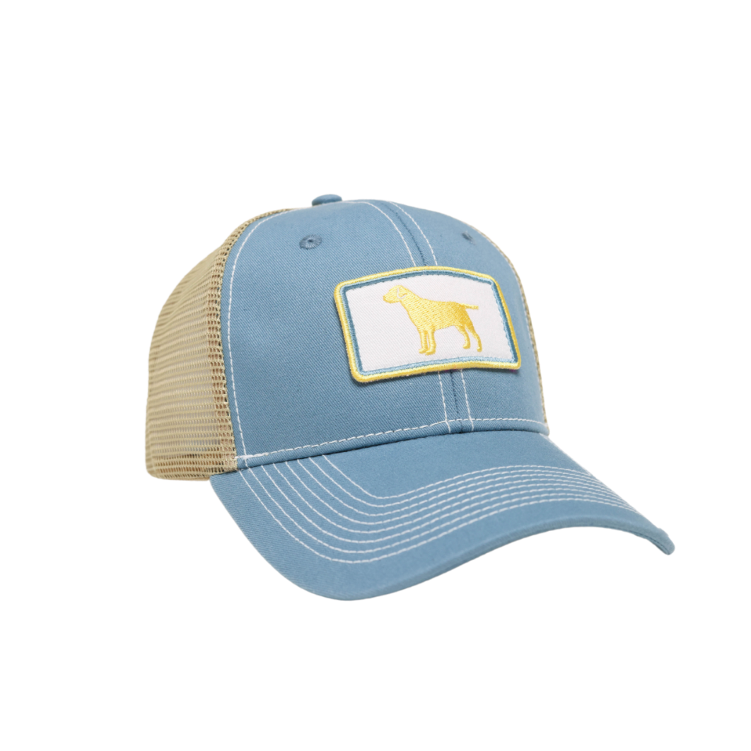 Yellow Lab Trucker Hat Slate – Southern Hooker